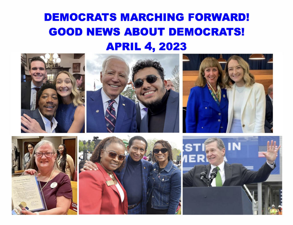 Good News About Democrats – April 4, 2023 | North Carolina Democratic Party